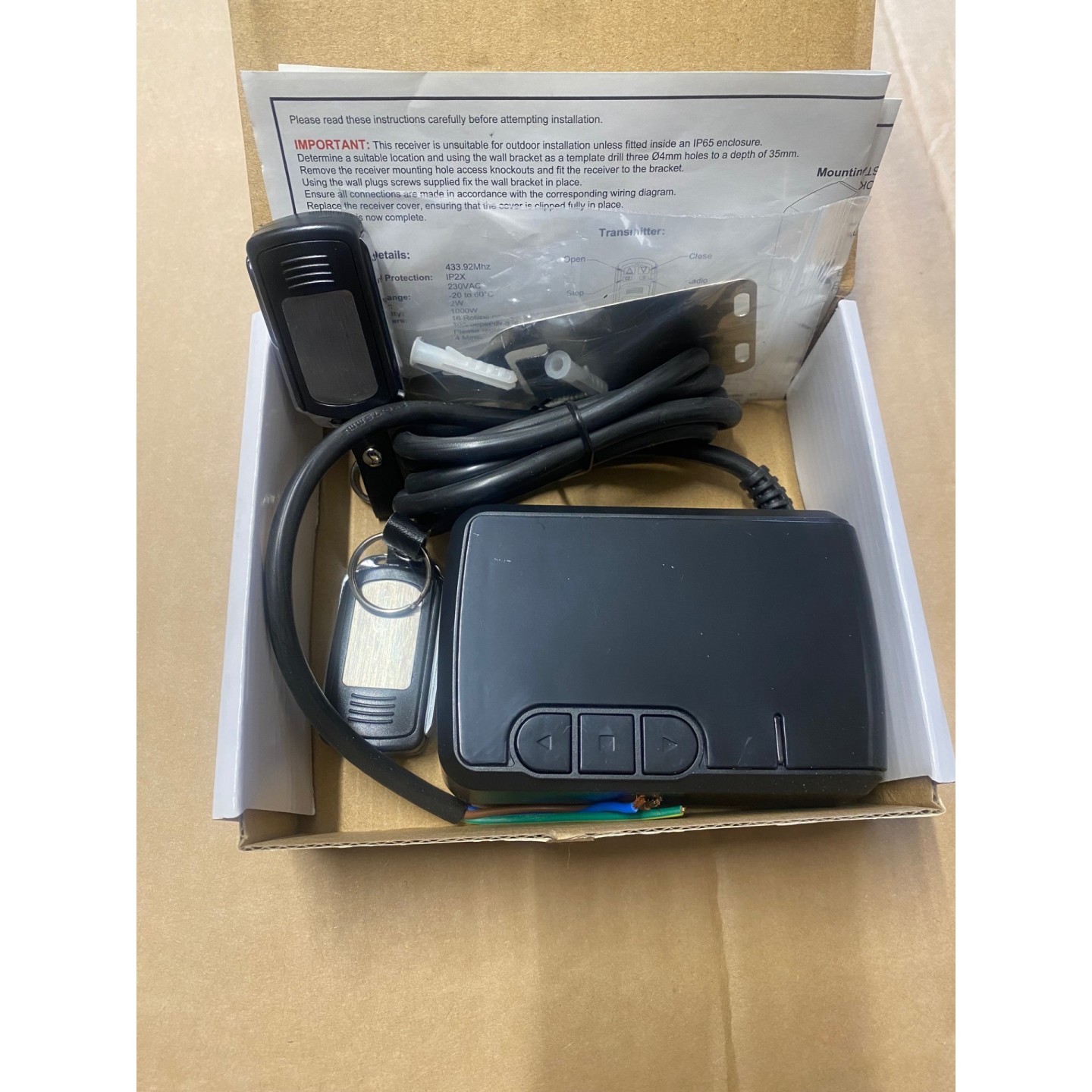 Link Controls Euro Receiver V2 Remote Control Unit & 2 Handsets by UK ...